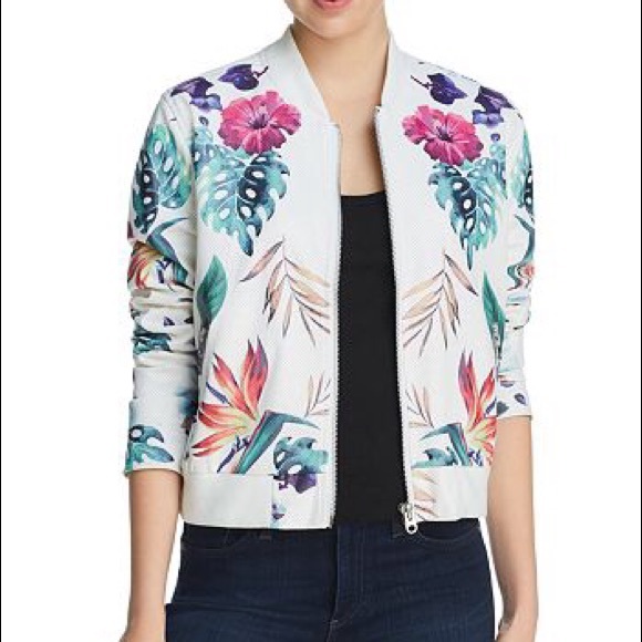 Aqua | Jackets & Coats | Aqua Faux Leather Bomber Jacket | Poshmark